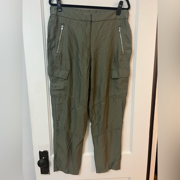 Dkny | Pants & Jumpsuits | Dkny Olive Green Flowy Cargo Pants | Poshmark